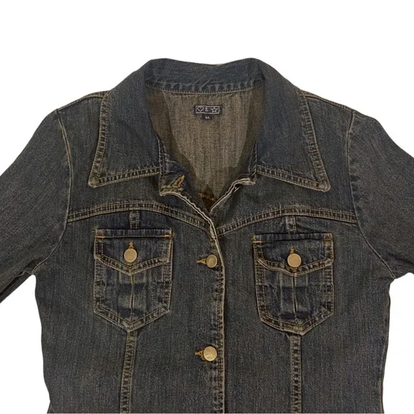 Heart Moon Star | Jackets & Coats | Vintage Heart Moon Star Denim Coat ...